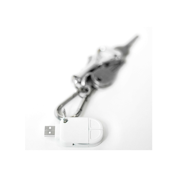 Key-Charger - nøglering opladerkabel "to go" - passer alle telefoner ...